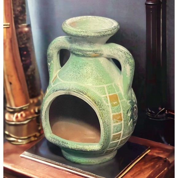 Unmarked | Accents | Southwest Decor Vase Tea Light Incense Burner ...